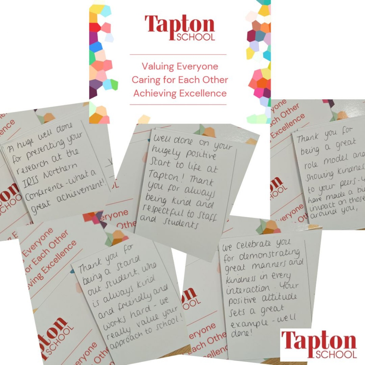 Tapton School - SLT Pastries & Postcards Event