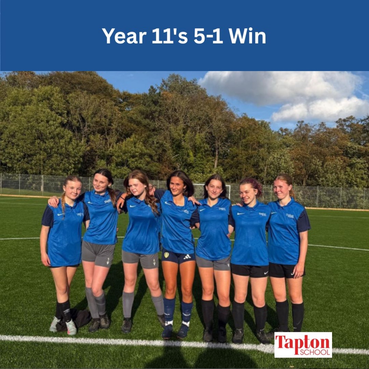 Tapton School - Year 11's 5-1 Win