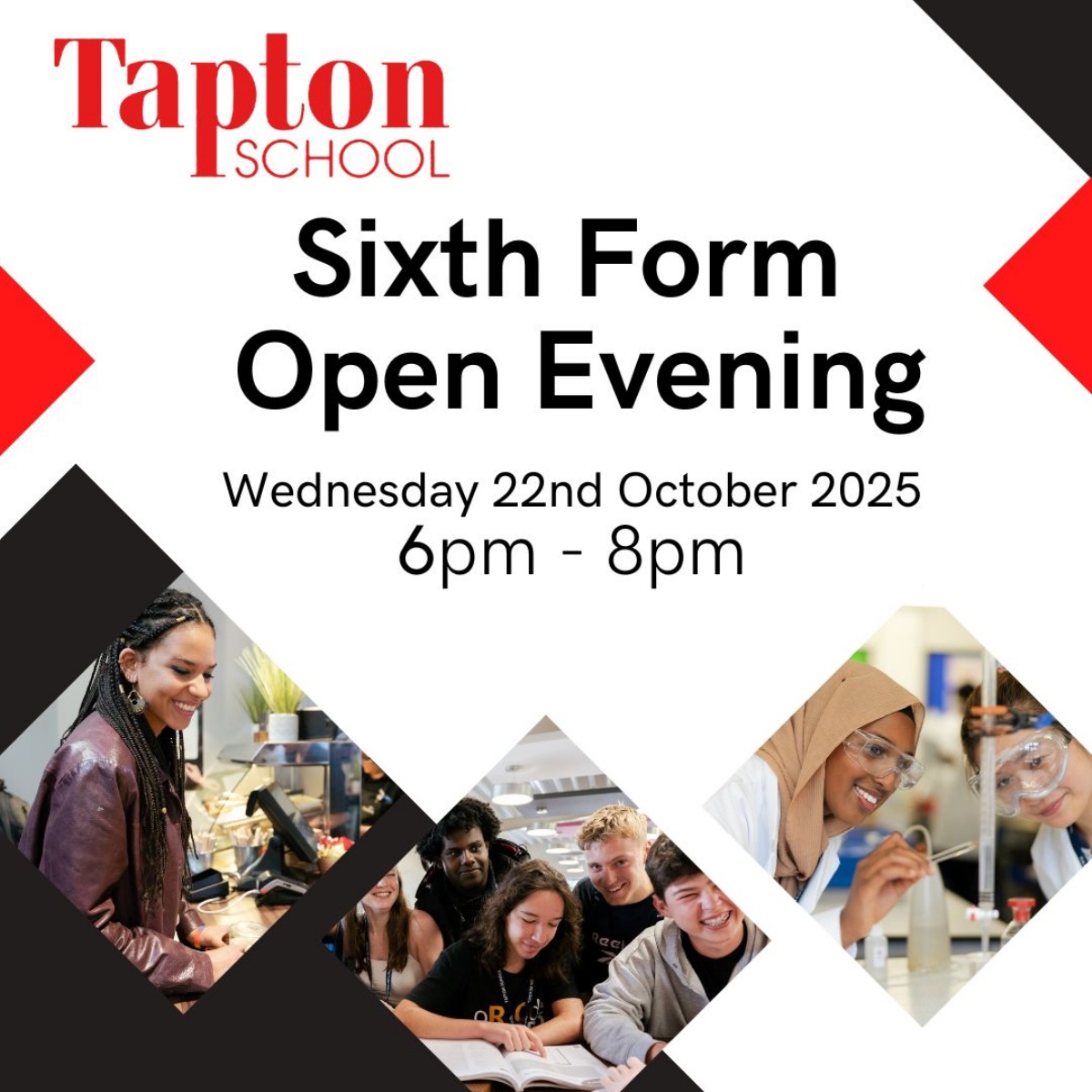 Tapton School - Sixth Form Open Evening