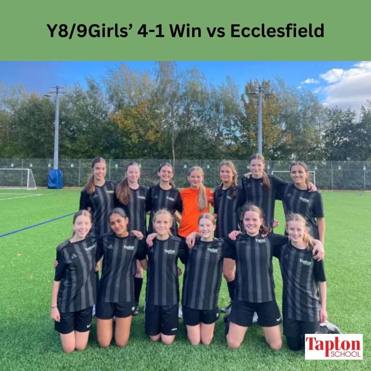 Tapton School - Massive Well Done to Our Y8/9s!